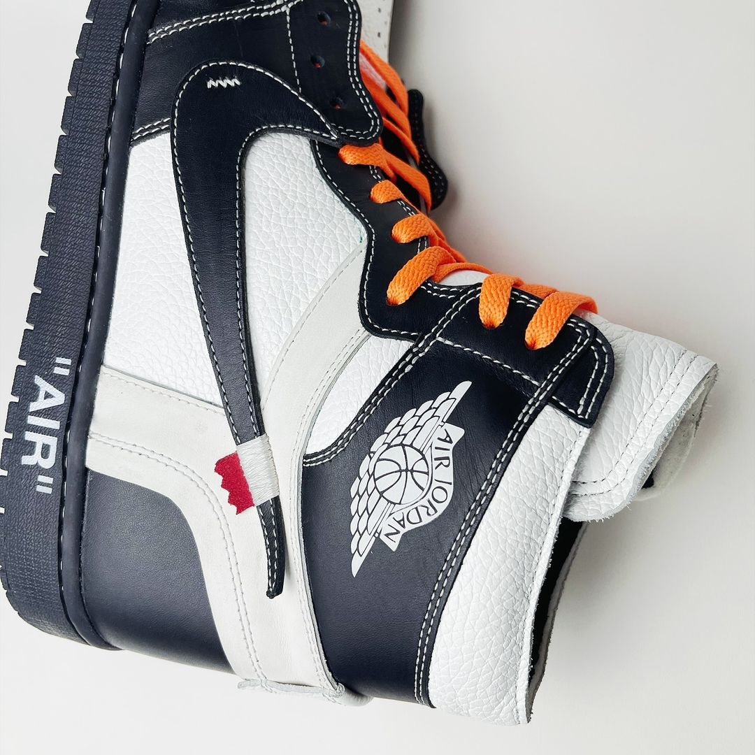 Off-White x Air Jordan 1 High "White/Phantom" Is The Perfect Custom ...