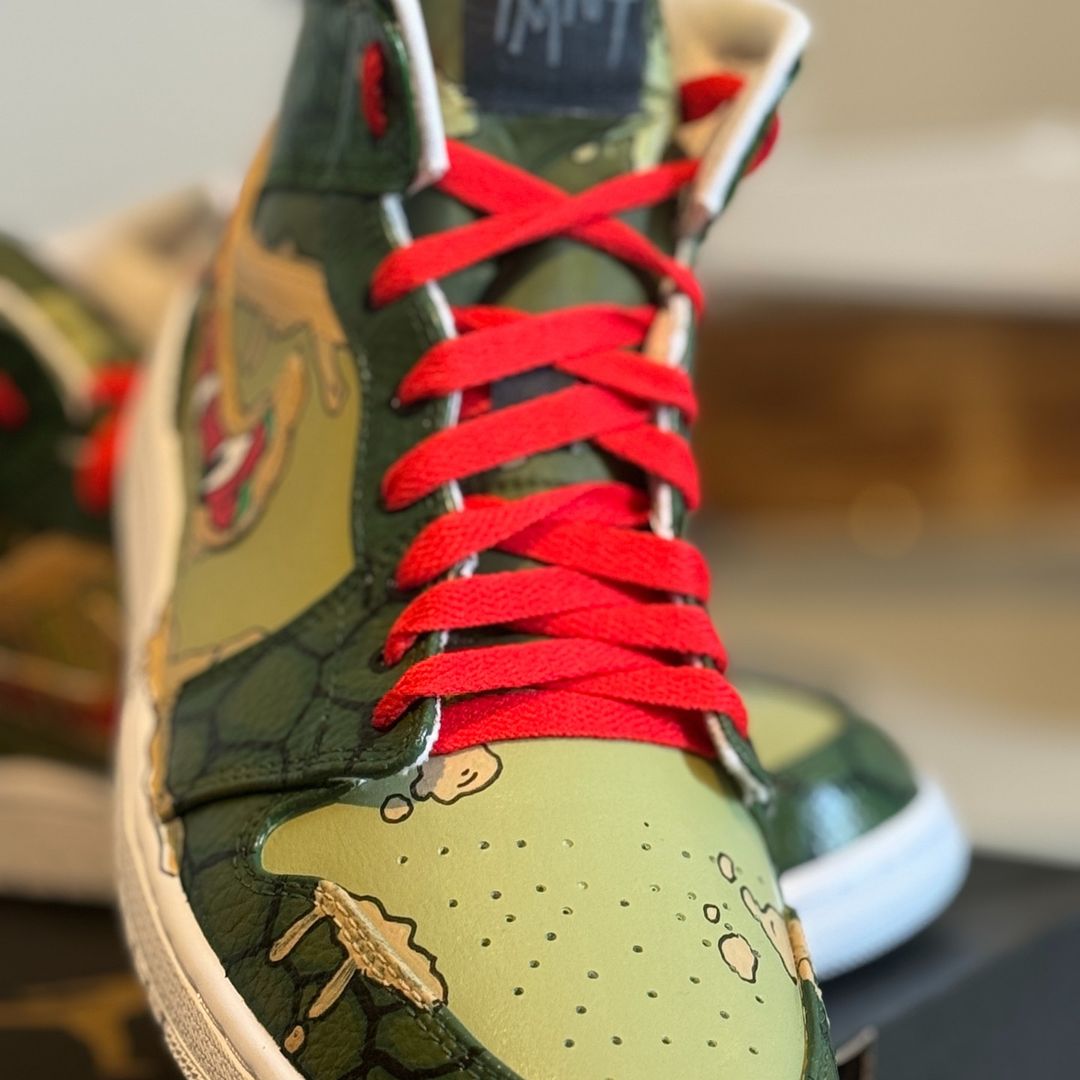 These Air Jordan 1 "Ninja Turtles" Customs Are A Must-Have For Fans ...