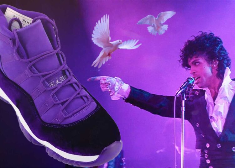 Prince's Air Jordan 11 "Purple Rain" Is A One-Of-A-Kind Sneaker ...