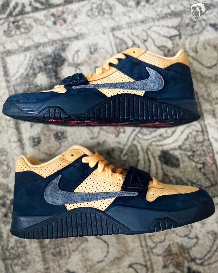 Travis Scott’s Jordan Jumpman Jack “Navy/Yellow” Sample Arrives ...